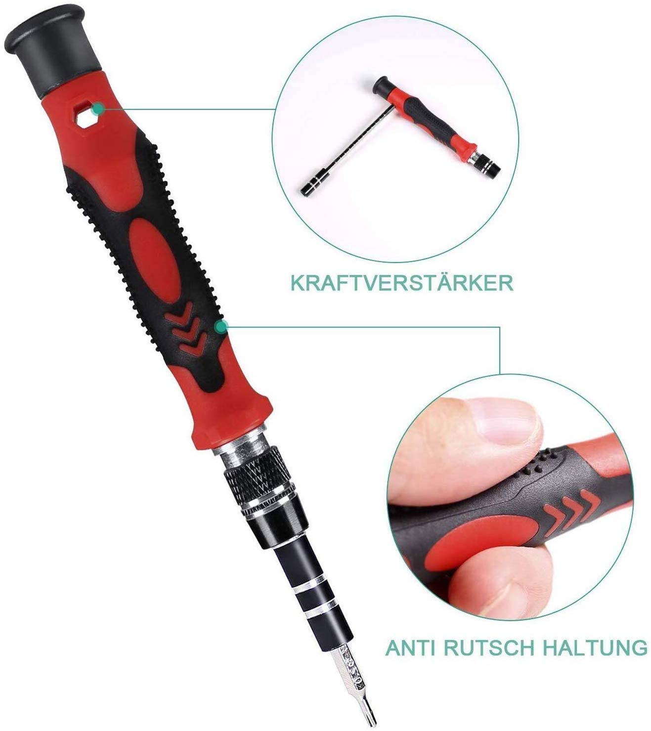 KIPRUN Screwdriver Set,115 in 1 Computer Repair Kit Electronic Tool kit ...