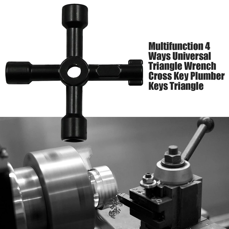 KIPRUN 4 In 1 Cross Switch Key Wrench, Universal Cross Triangle Wrench ...