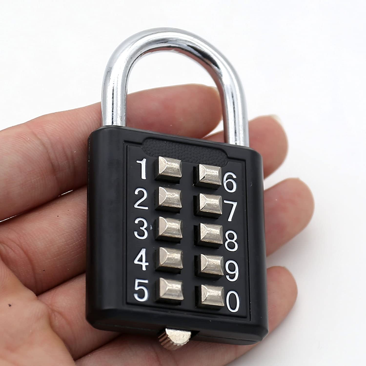 KIPRUN 8 Digits Password Code Combination Padlock Zinc Alloy Suitcase ...