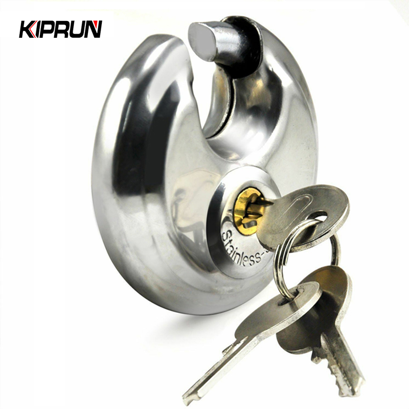 KIPRUN 70mm Stainless Steel Round Door Locks PadLock Warehouse Door ...