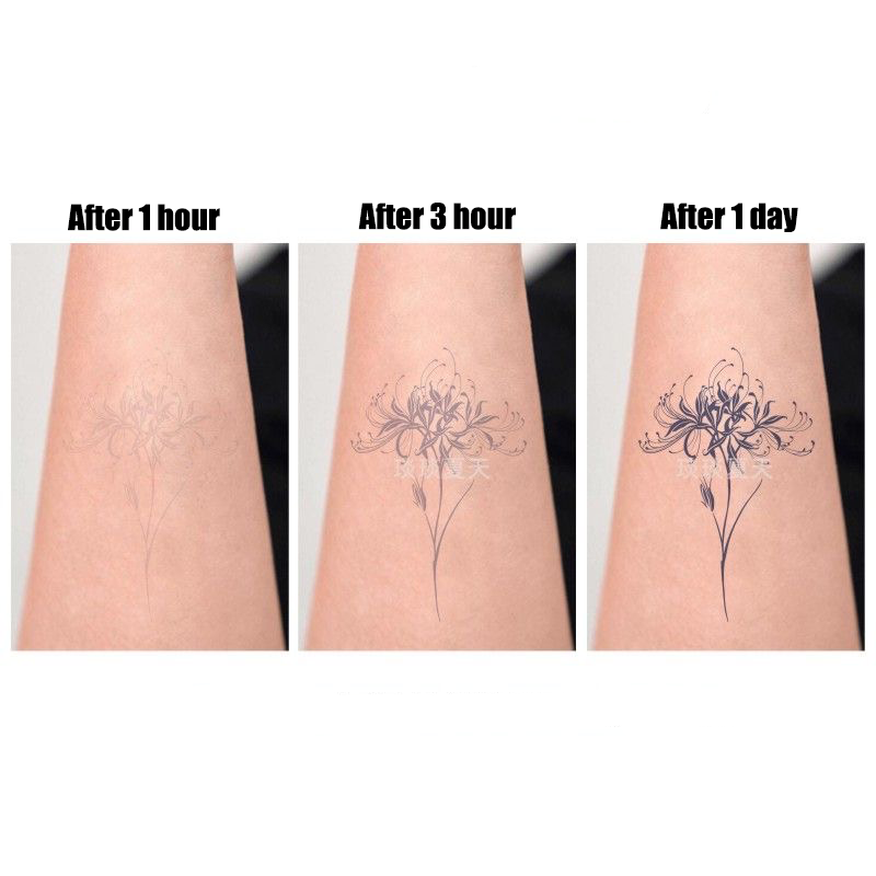 Black Stripe Waterproof Temporary Tattoo Stickers Male Arm Streak Line ...