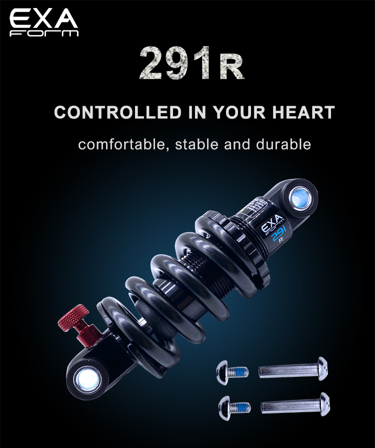 KS EXA Form 291R Bike Rear shock absorber Adjustable Suspension Spring ...