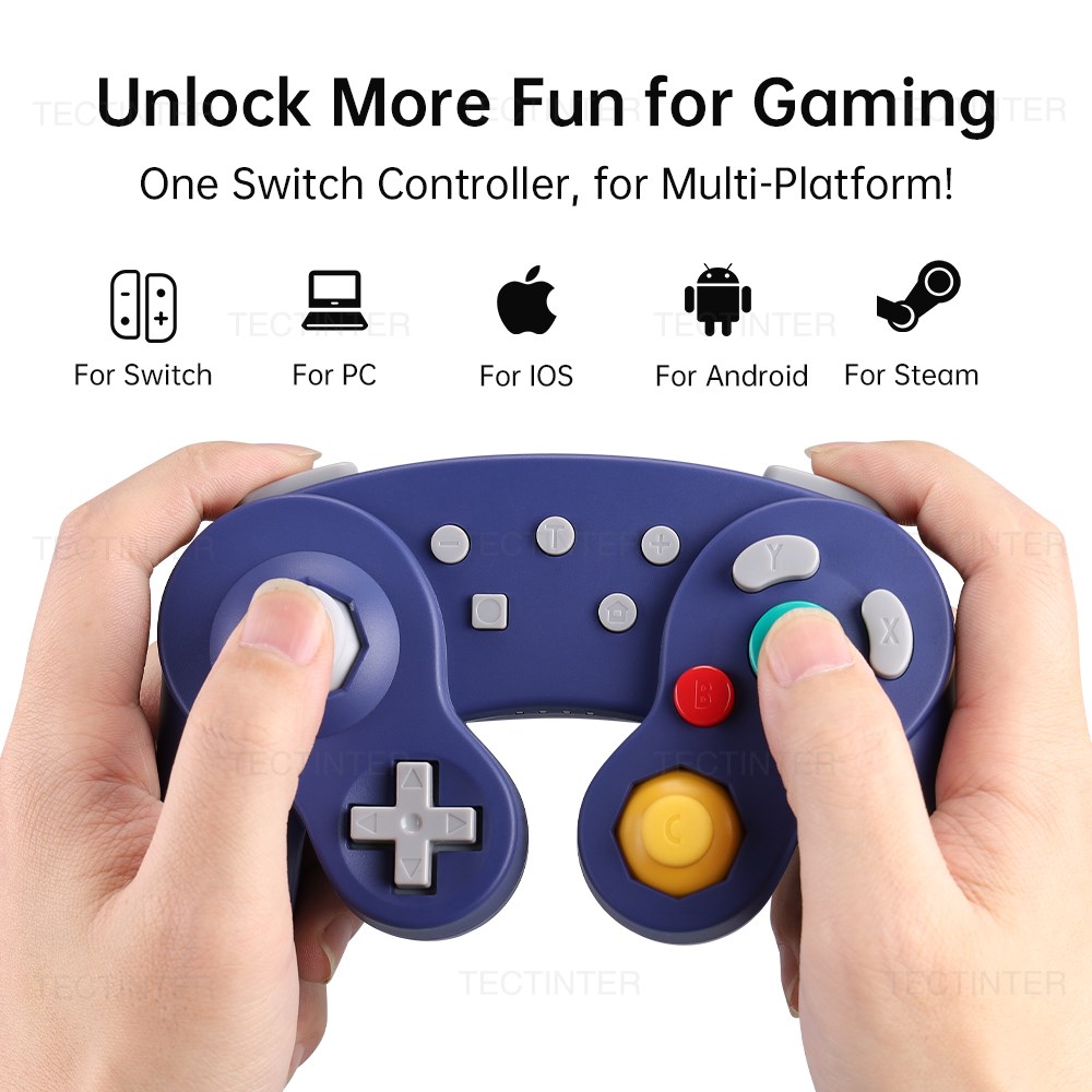 GC Wireless Controller For Switch/Lite Gamecube Gamepad For PC Joystick ...