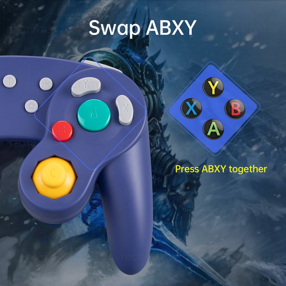 GC Wireless Controller For Switch/Lite Gamecube Gamepad For PC Joystick ...