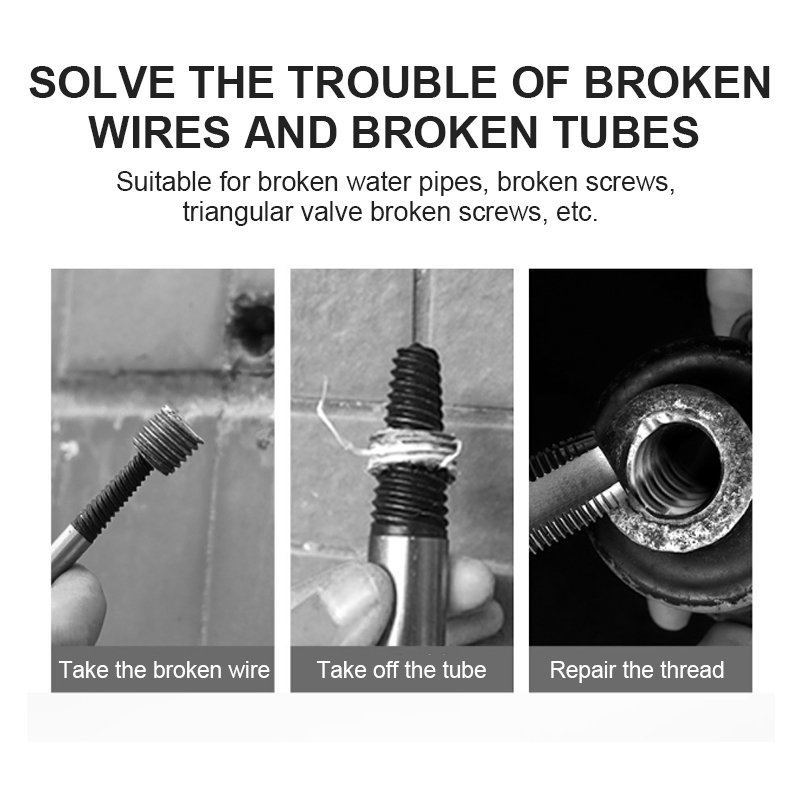 KIPRUN Broken Wire Extractor Faucet Double-head Triangle Valve Screw ...