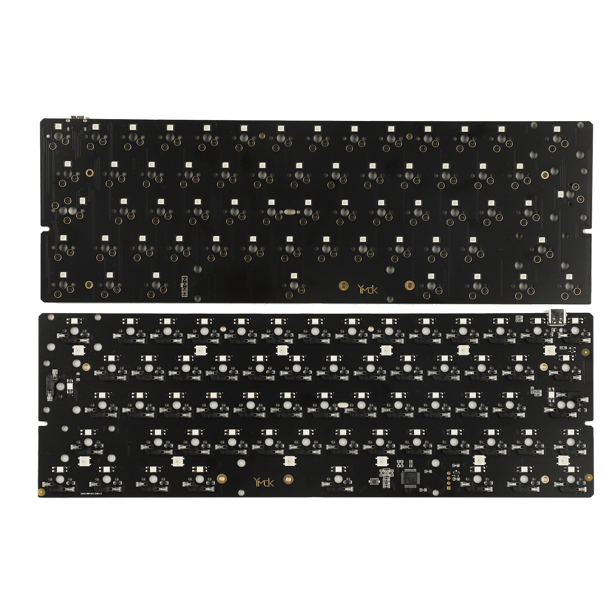 YMD62 GH60 ISO RGB VIA VIAL Hot Swap Hot-swappable Kailh Socket 60 PCB ...