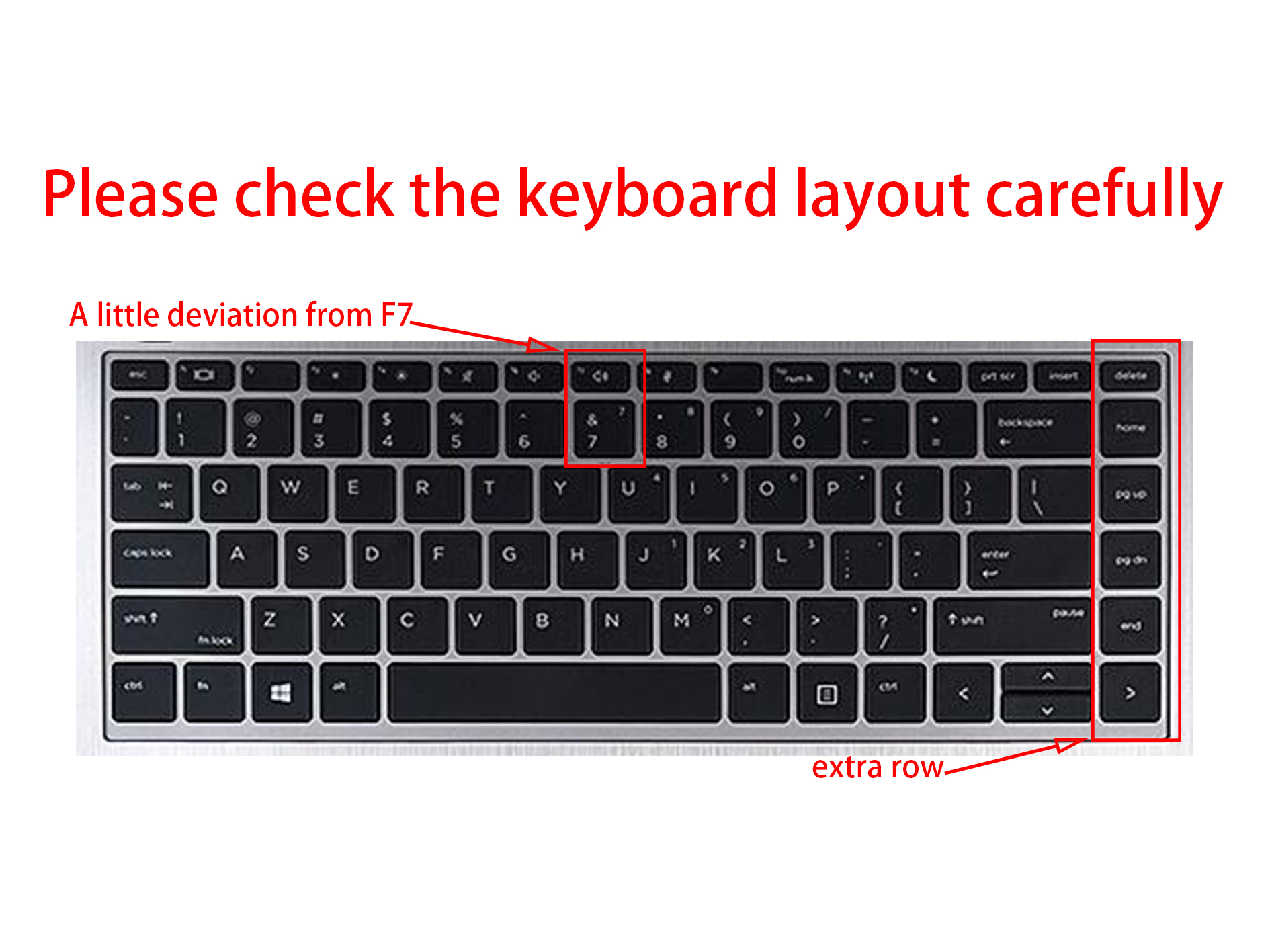 2019 Keyboard Protection Sticker HP ProBook 440 G5 14 "/446 G3S / 66 ...