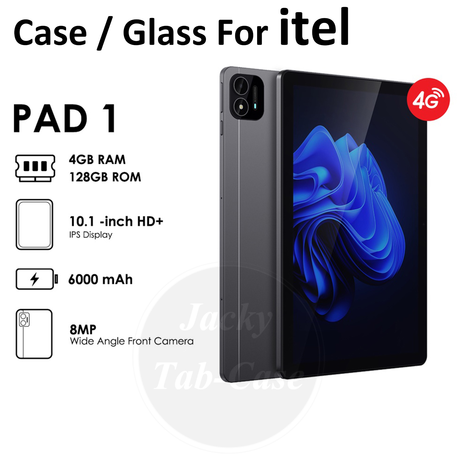 For itel Pad 1 (10.1-inch) P10001L Anti-Scratch 9H Tempered Glass ITEL ...