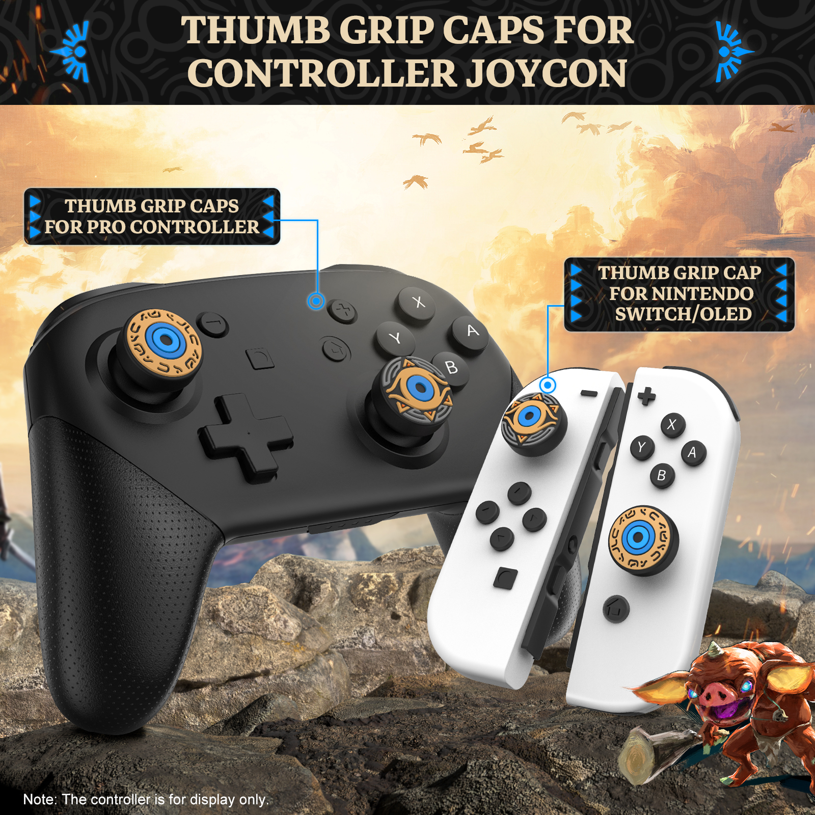 IINE Silicone Thumb Grip Caps for Pro Controller | Shopee Philippines