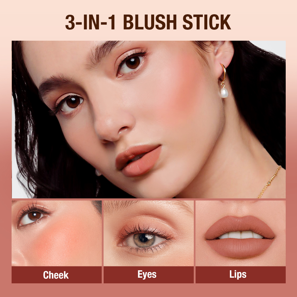 O.TWO.O Makeup Set Face Blush Stick+ Eyeliner Stamp Lip & Cheek ...