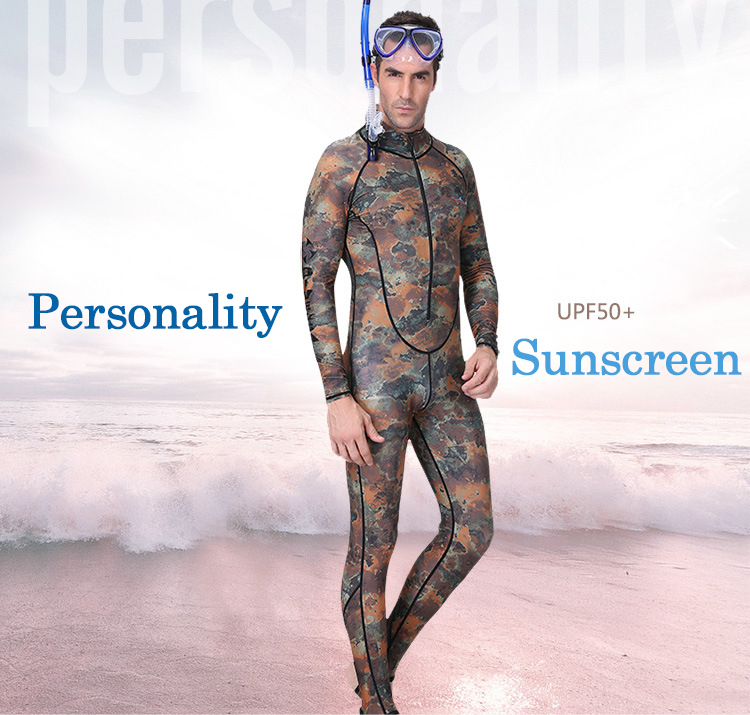 [Fast Delivery] Dive&Sail Spearfishing Suit Camo Dive SpearFishing ...