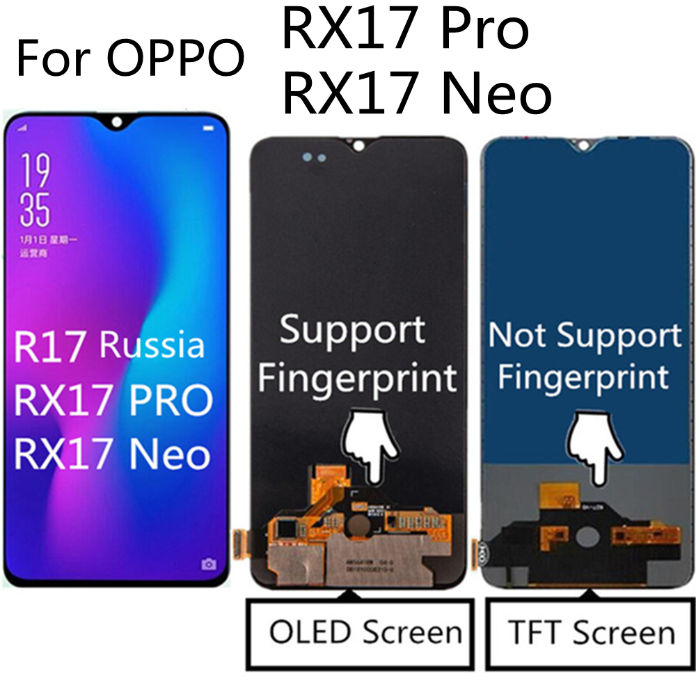 AMOLED LCD Display For OPPO R17 RX17 PRO LCD Display Touch Screen ...