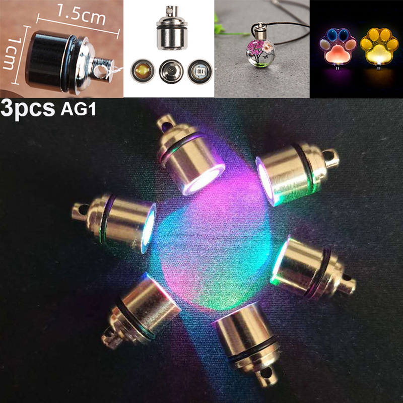 20pc Individual Tiny LED Micro Flash Lights Color Changing Button Cell ...