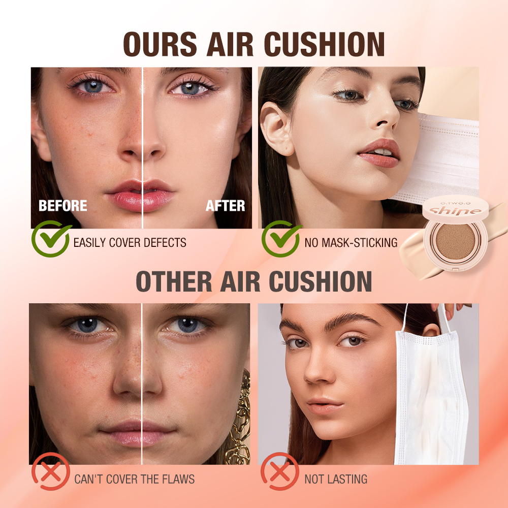 O.TWO.O Face Makeup Set Face Primer + Air Cushion BB Cream Oil Contorl ...