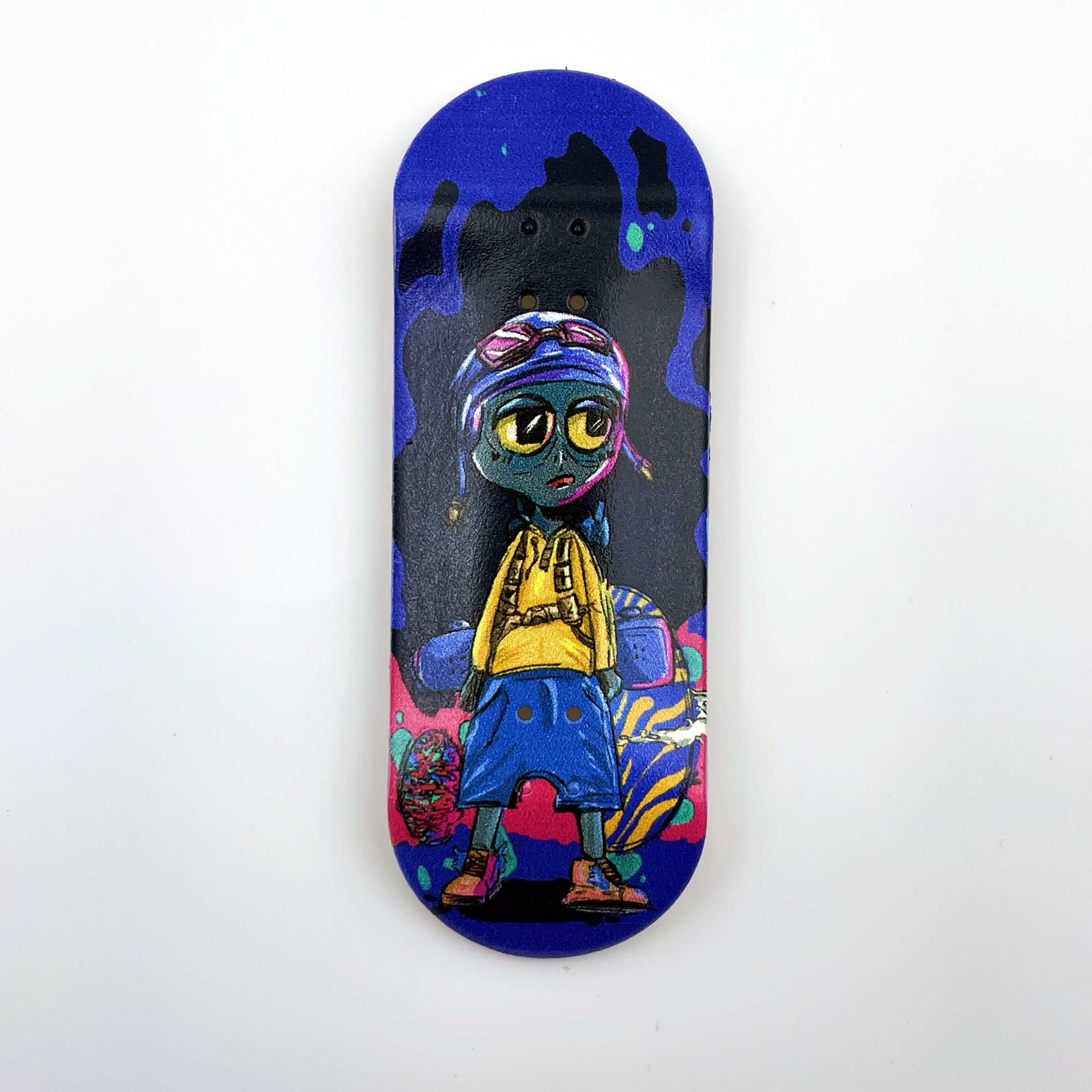34mm Fingerboard Deck with Graphic for Professional Finger Skateboard ...