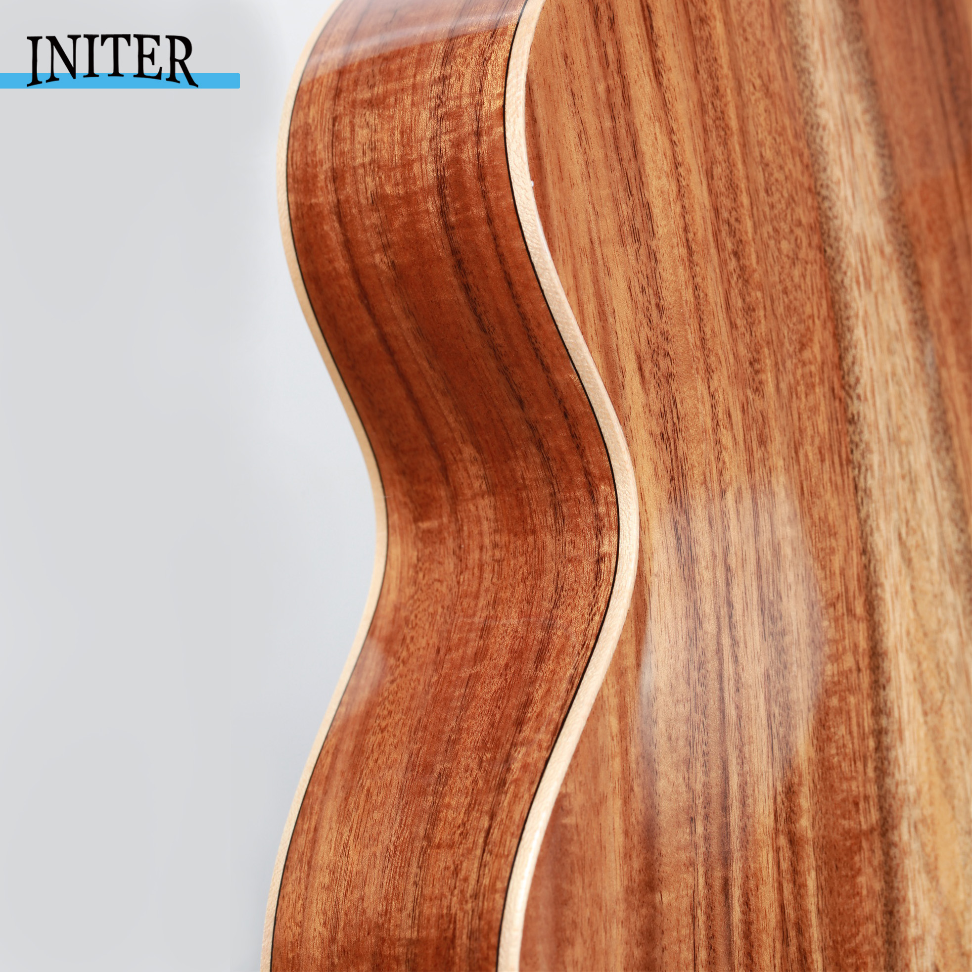 INITER Professional performer ukulele 26inch tenor KOA Allsolid Varnish ...