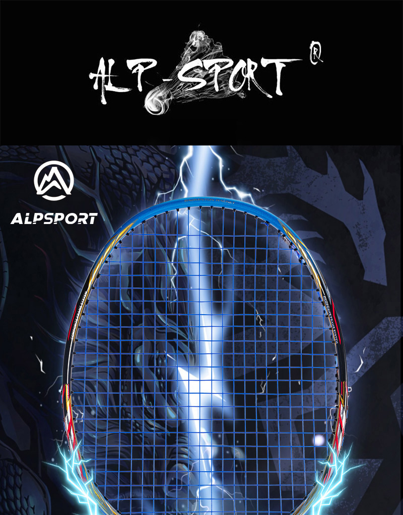 ALP AIR 10U 52g Super Light 30Lbs 100% Full Carbon Fiber Racquet High ...