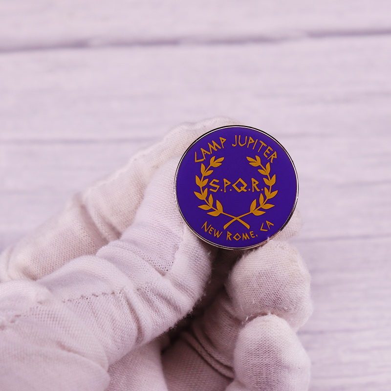SPQR camp jupiter New Rome enamel pin badge Backpack Decoration Jewelry ...