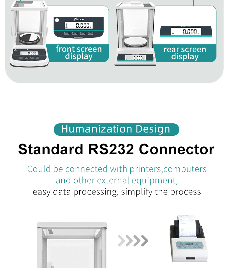 JOANLAB Digital Analytical Balance Laboratory Microbalance Electronic ...
