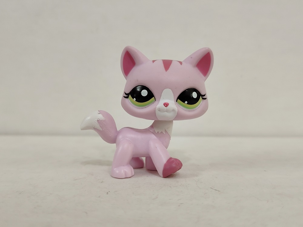 LPS Action Figure littlest pet shop Purple Walking Cat #1788 kid toy ...