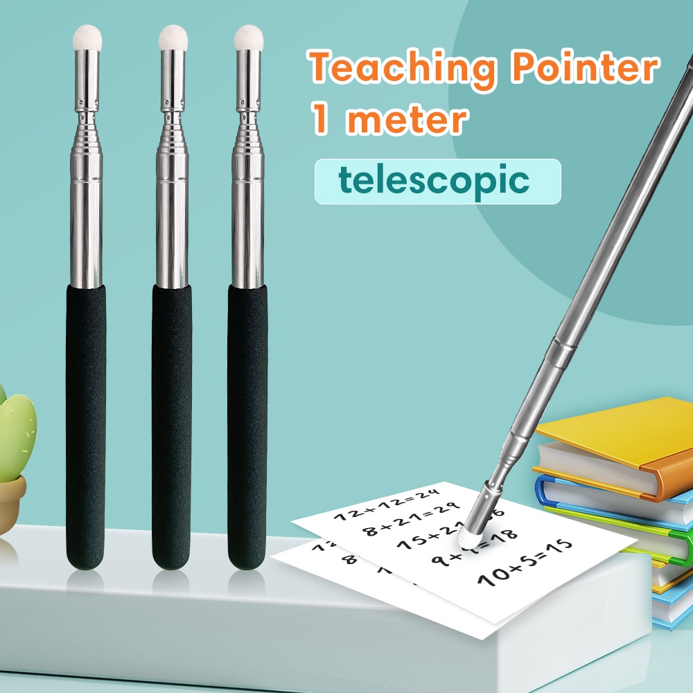 Retractable Multifunctional Teaching Stick Teacher Whiteboard Pointer ...