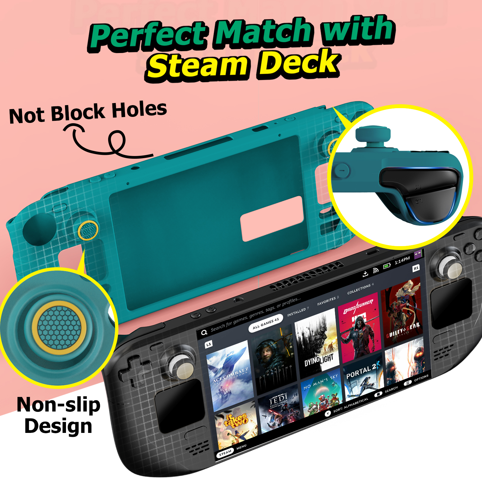 IINE Silicone Protective Case for Steam Deck | Shopee Philippines