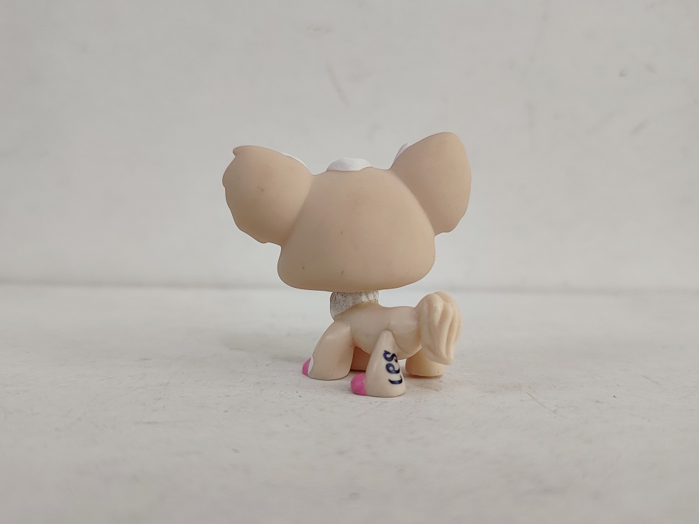 LPS Action Figure littlest pet shop Yellow Pink Chihuahua Dog #1892 kid ...