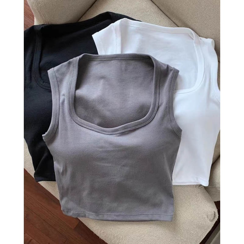 In stock# Cotton Vest for Girls Push up Tank Top Summer Korean Style ...
