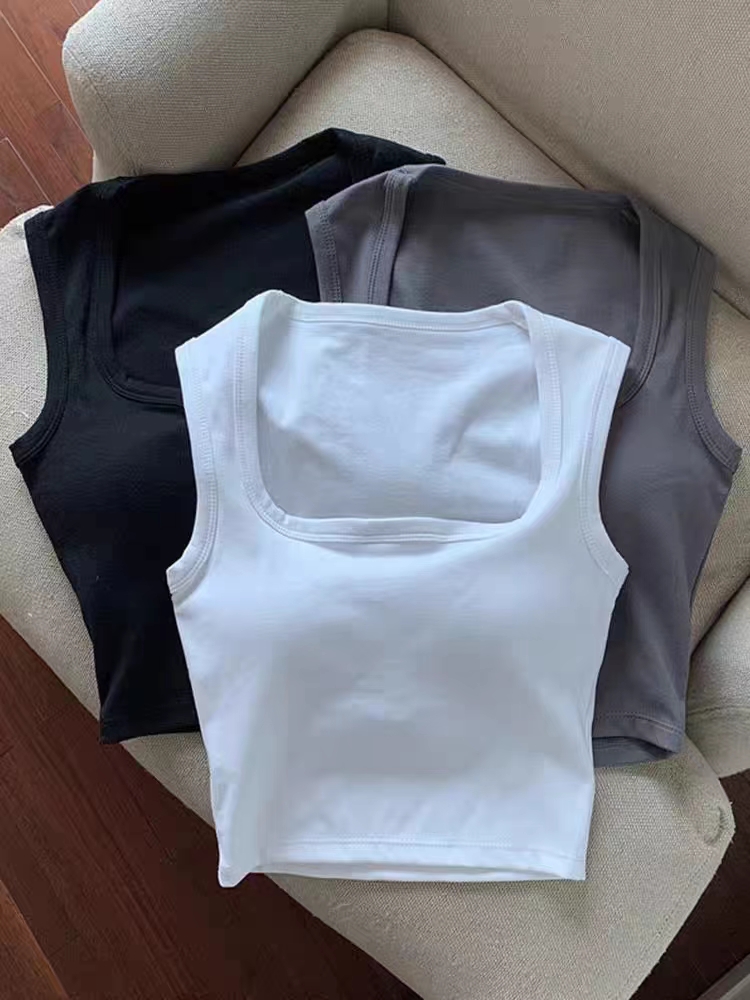 In stock# Cotton Vest for Girls Push up Tank Top Summer Korean Style ...