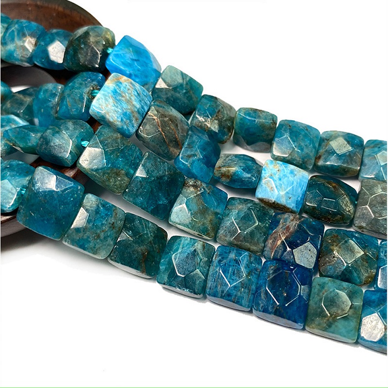 5x10x10mm Natural Faceted Flat Square Shape Stone Gemstone Loose Beads ...