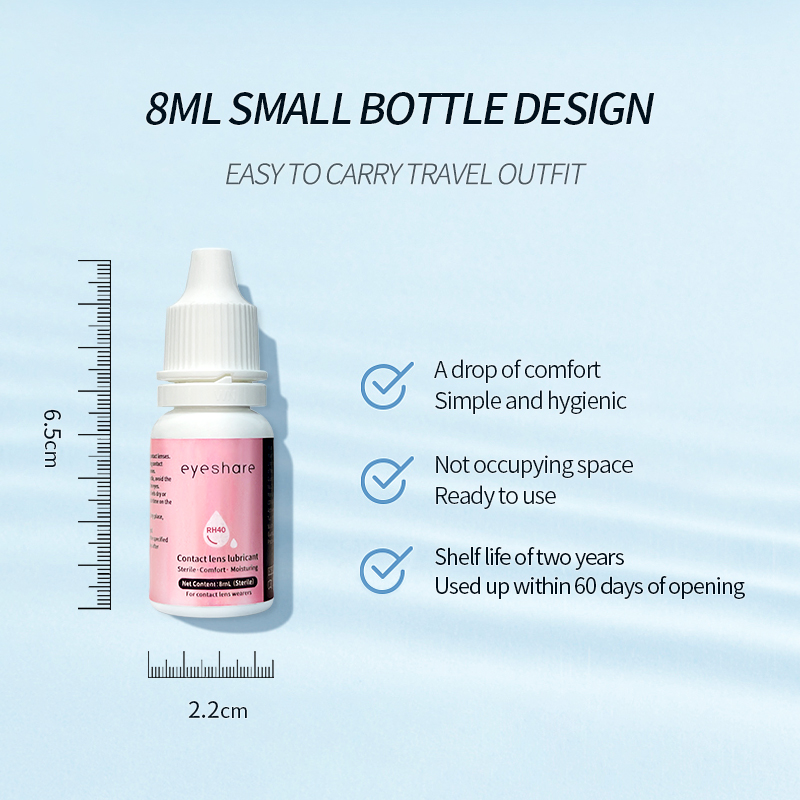 Eyeshare 8ML Contact Lens Solution Liquid Nursing for Eyes 1 Pieces Eye ...