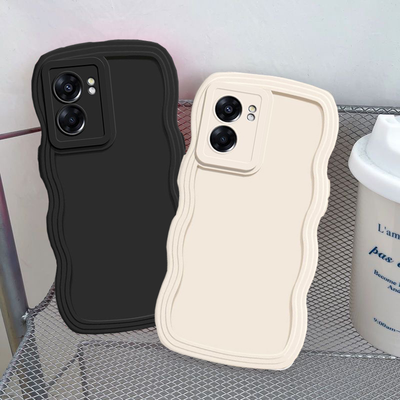 Oppo A57 A77 A77s 2022 A17 A16 A54 A55 A74 Wave Bumper Candy Color ...