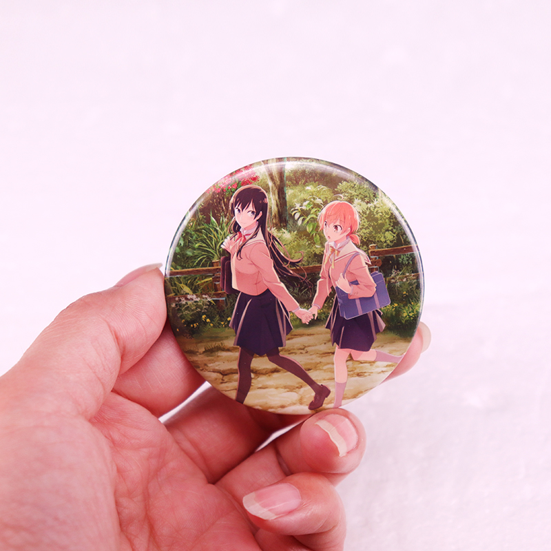 Bloom Into You anime Pin Tinplate Badge Pinback Button Brooch Japanese ...
