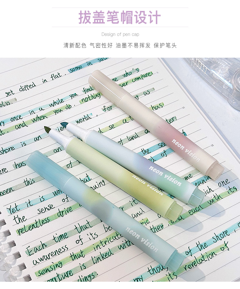 4Pcs/set New Transparent Gradient Highlighter High Beauty Eye Care ...