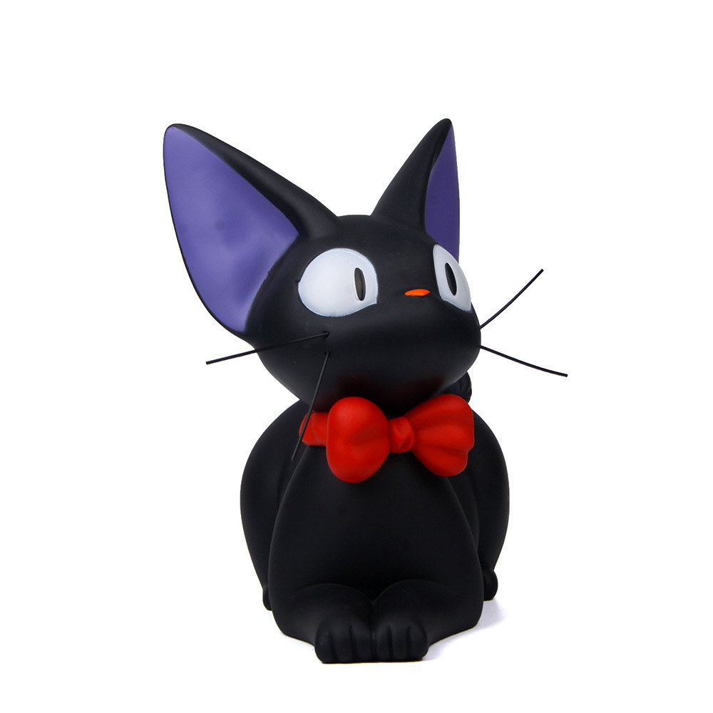 25.5cm Black Cat Piggy Bank Coins Collection DIY Studio Ghibli Miyazaki ...