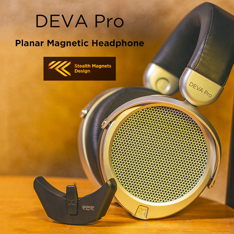 Original HIFIMAN DEVA Pro Headphones Over-Ear Full-Size Open-Back ...