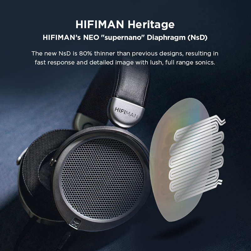 Original HIFIMAN DEVA Pro Headphones Over-Ear Full-Size Open-Back ...