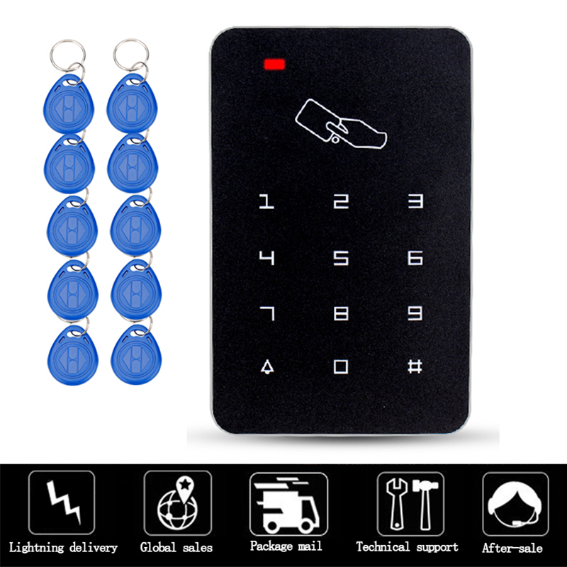 Standalone Access Controller with 10pcs EM keychains RFID Access ...
