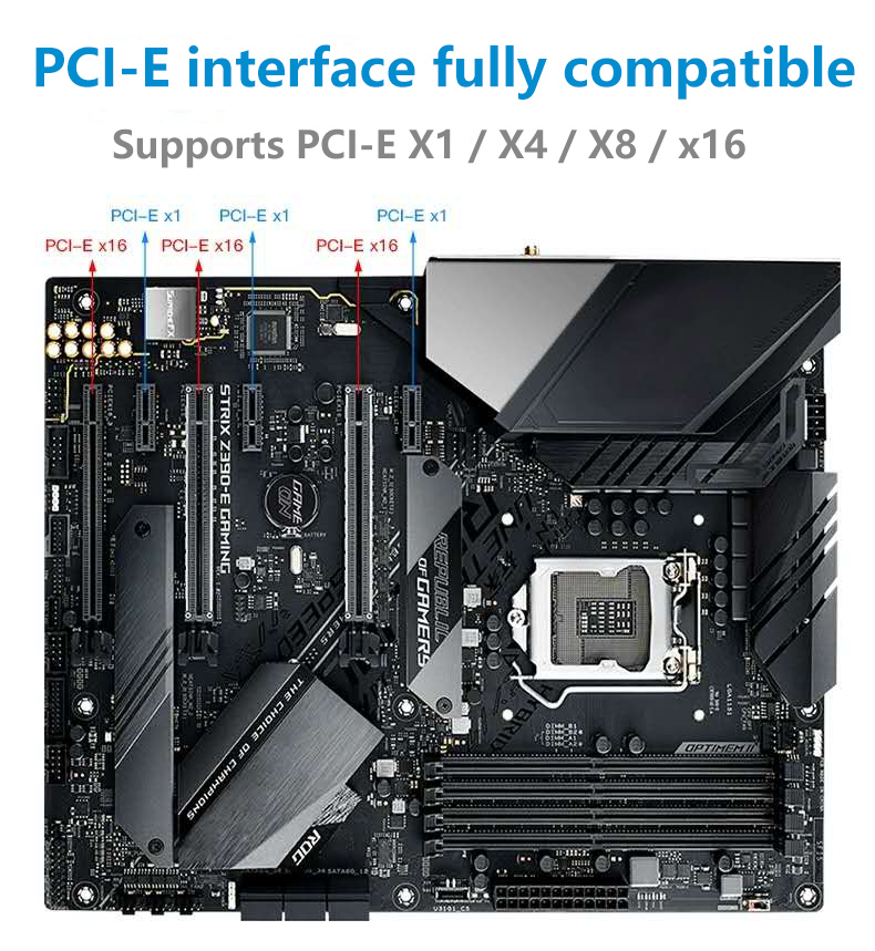 Intel AX210 tri band Gigabit 5374M Bluetooth 5.2 WIFI desktop cooling ...
