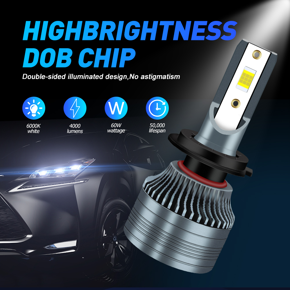 2pc LED For Toyota Vios year （RB) 2008-2019 (Head Lamp) - Headlight ...