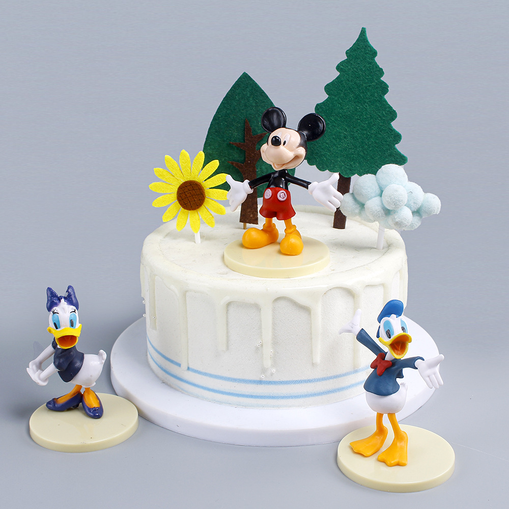 6Pcs/Set Disney Mickey Mouse Clubhouse Figure Donald Duck Minnie Mickey ...