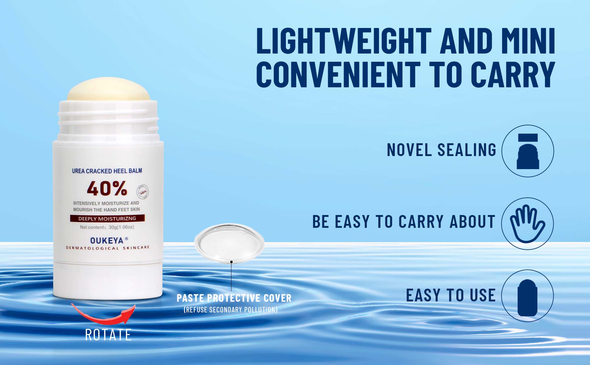 COD OUKEYA UREA CREAM 40% Moisturizing Cream for Dry Skin Cracked Heel ...