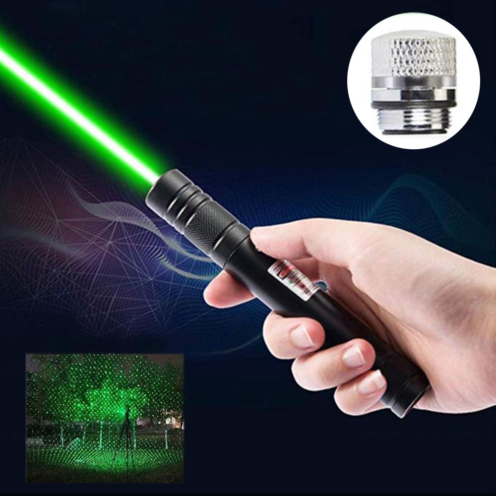 USB Rechargeable GREEN LASER Pointers 532nm 10000m High Power Laser Lazer Burning Powerful laser ...