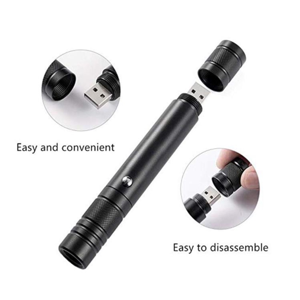 USB Rechargeable GREEN LASER Pointers 532nm 10000m High Power Laser ...