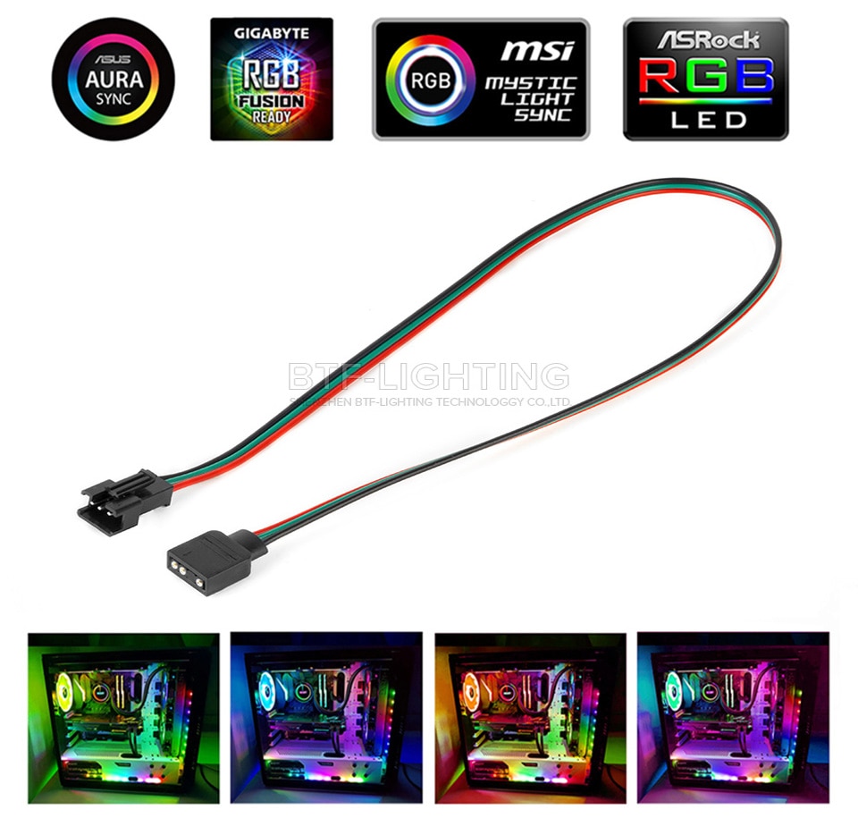 Computer host connector 40cm 3/4pin SM JST Connector for PC MSI ASUS ...