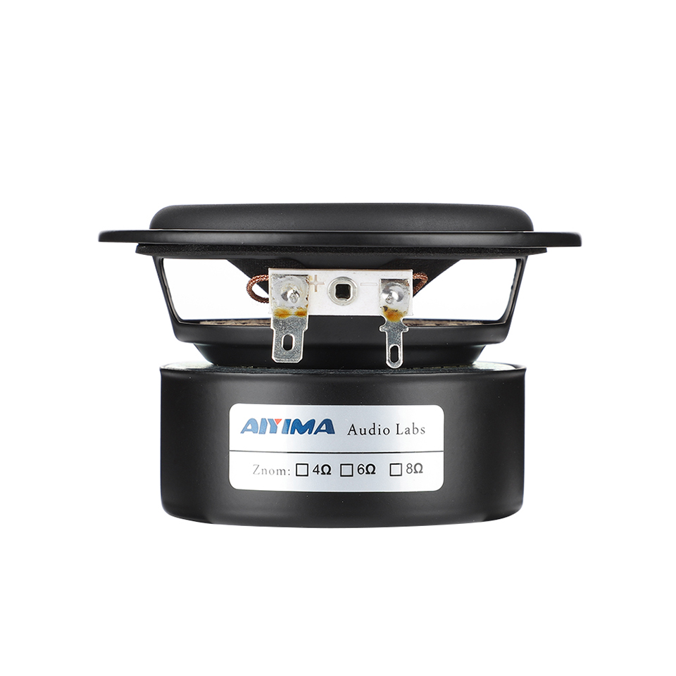 AIYIMA 3 Inch Subwoofer Speaker 4/8 Ohm 25W Small Steel Cannon Audio ...