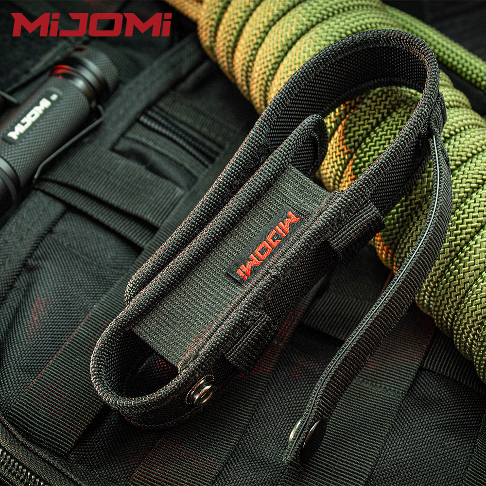 MIJOMI P002 flashlight molle bag saber Storage bag Carrier nylon MOLLE ...