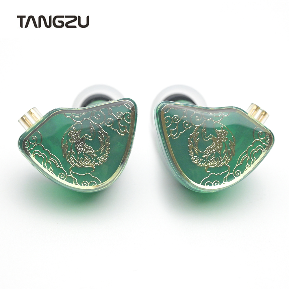 Faaeal TANGZU WANER Green Earphone HIFI Music Game Earbud 10mm Dynamic ...