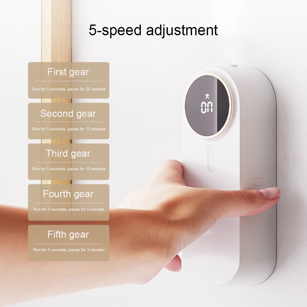 Intelligent Essential oil Aromatherapy Diffuser Portable USB Air Diffuser Rechargeable Air ...