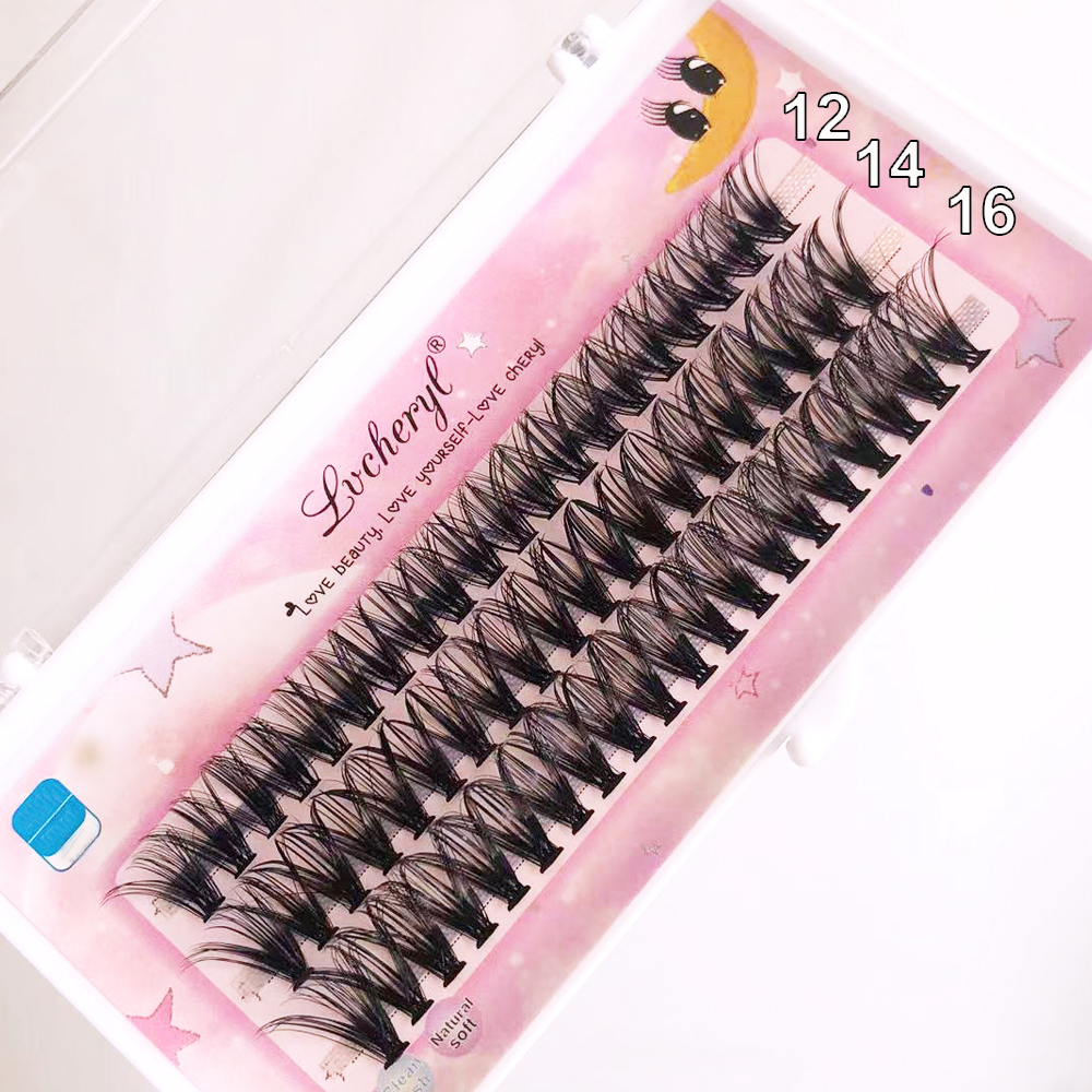 Lvcheryl 60 Clusters Lashes D Curl Volume Individual Lashes Extensions ...